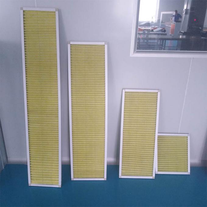 Non Woven Primary Air Filter , Standard Pleated Air Filters Size Customized