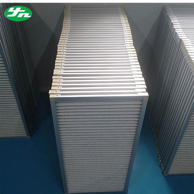 Aluminum Wire Mesh Industrial Air Filters , Dust Panel Pleated Media ...