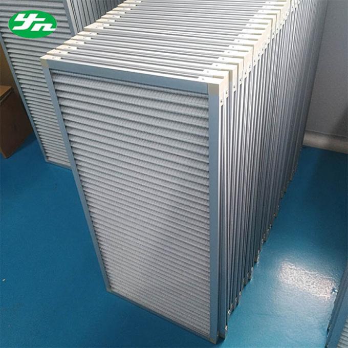 Aluminum Wire Mesh Industrial Air Filters , Dust Panel Pleated Media ...