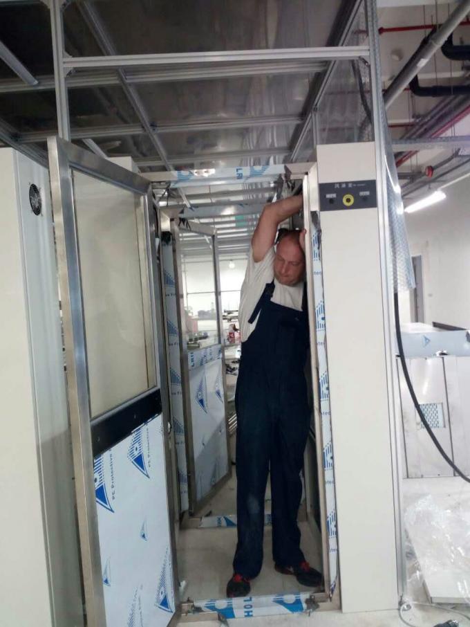 Ultra Clean Down Flow Clean Room Booth Class 100-100,000 For Cosmetic ...