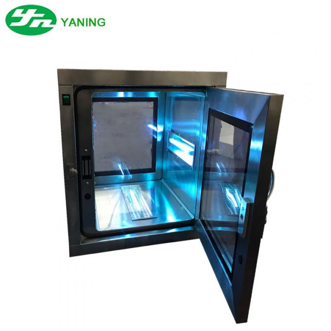 Electronic Interlock Stainless Steel Pass Through Box For Biological ...