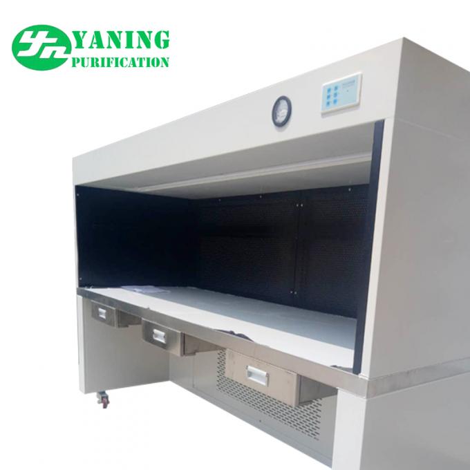Horizontal Laminar Clean Bench Airflow Hood Powder Coating Steel For ...