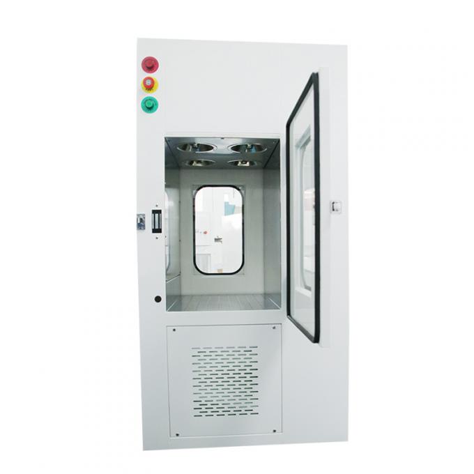 Air Shower Cleanroom Pass Box Steel Frame 304 SUS Inner With Nozzles ...