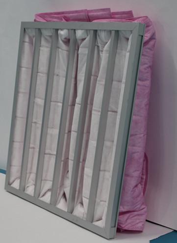 Polyester Ahu 3500m³/h Pocket Air Filter