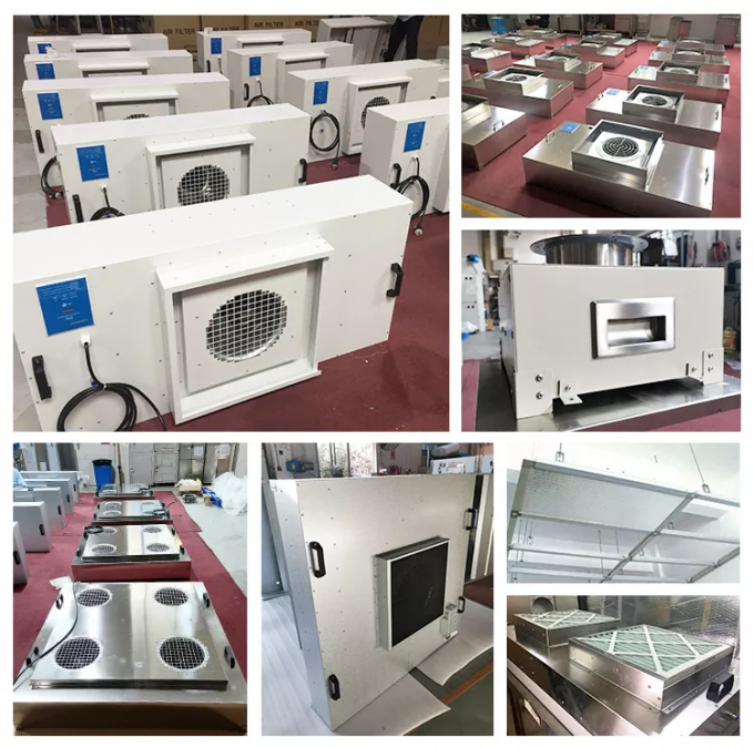 Cleanroom Fan Filter Unit Ffu 220v 50hz 1000m3/H Air Flow