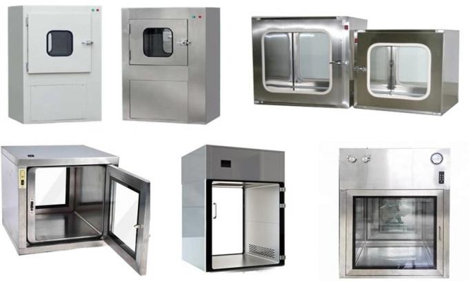 Transfer Window 220v50hz Clean Room Pass Through Box Stainless Steel