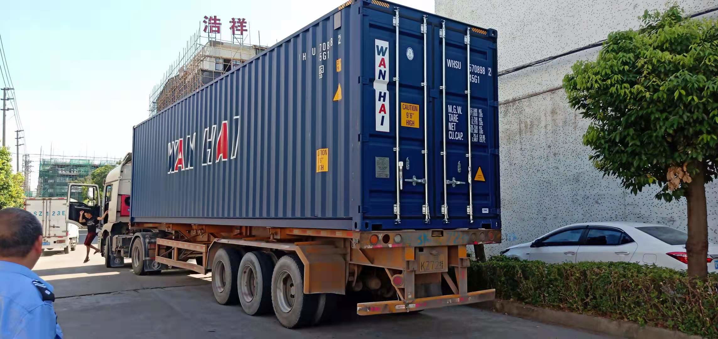 Two 40HQ container of air shower ,air shower pass box,BFU for our ...