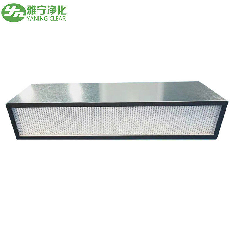 Class 100 HEPA Filter / Deep Pleated HEPA Filter With Paper Clapboard