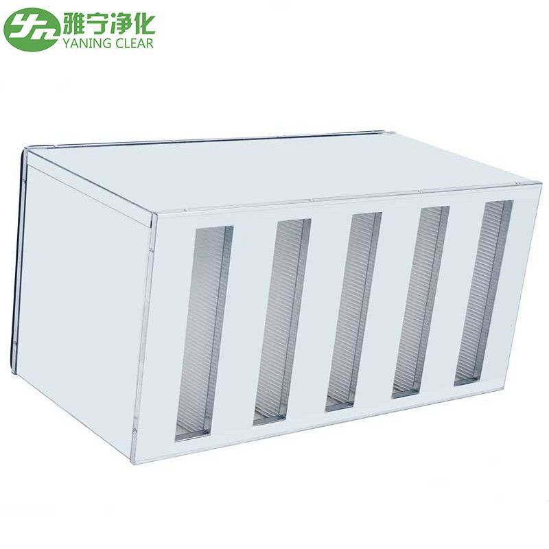 Box Type V Bank HEPA Air Filter