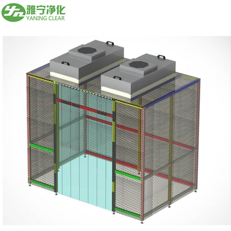 Class 100 Portable Modular Clean Room ISO 5 Quickly Installation FFU ...