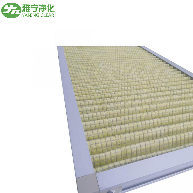 Metal Washable Air Filter Corrugated Aluminum Mesh Air Filter