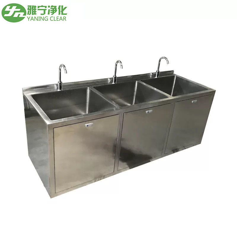 OT Room Medical Grade Stainless Steel Sinks With Big Bowl And Sensor Faucet