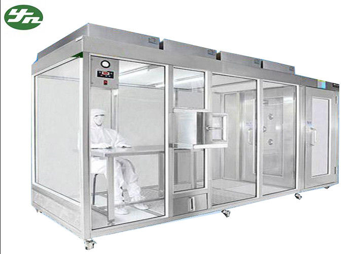 Ultra Clean Down Flow Clean Room Booth Class 100-100,000 For Cosmetic ...