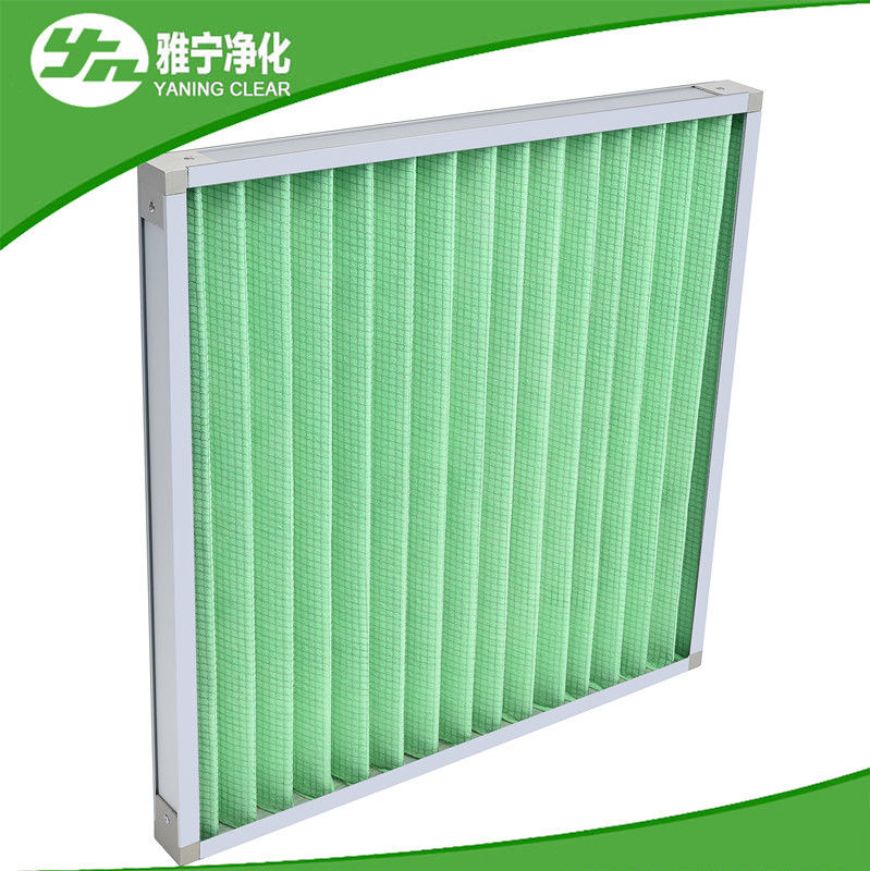 Covering Wire Pre Air Filter Mini G4 Pleated Panel Filter With Aluminum ...