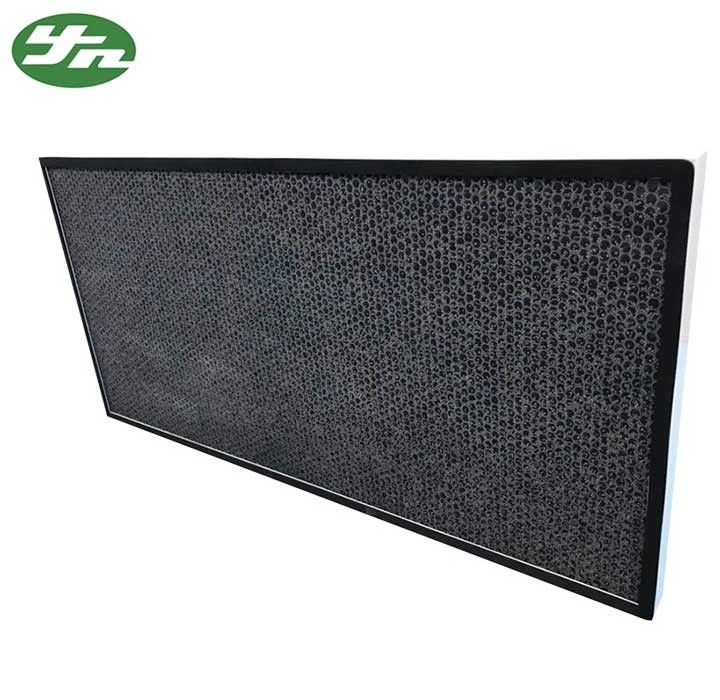 Honeycomb Activated Carbon Air Filter Aluminium Frame For Air Purification