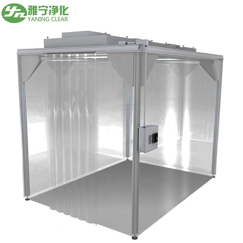 YANING GMP Modular Dust Free Portable Softwall Clean Room Booth for ...