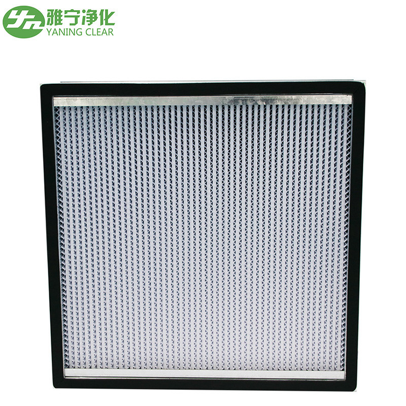 Fiberglass Air Filter Media Deep Pleated HEPA Filter With SS Frame ...