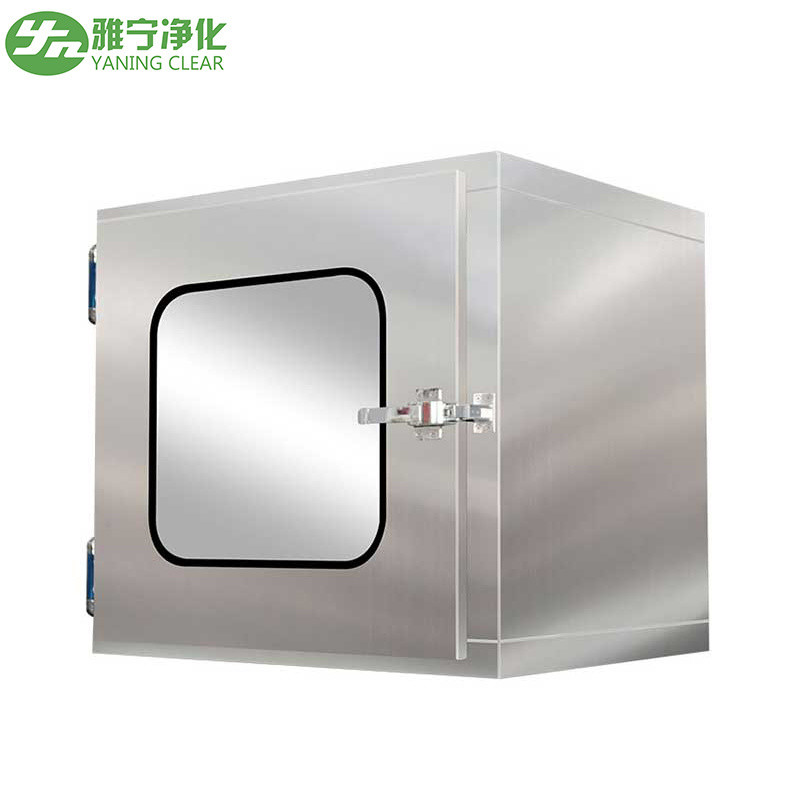Stainless Steel Static Type Clean Room Pass Through Box / Transfer Window