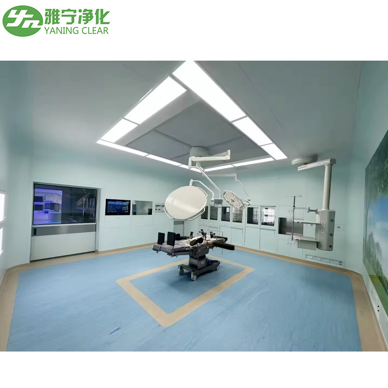 Glass Wall Operating Room ISO 7 Modular Operating Clean Room Customized ...