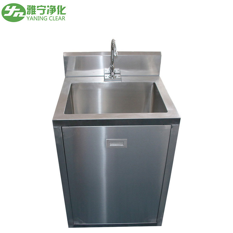 Customized 304 Stainless Steel Hand Washing Sink With Faucets