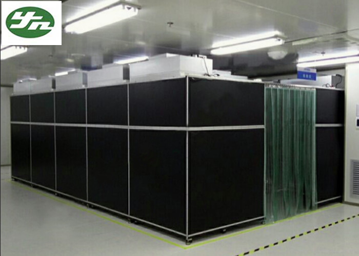Vertical Flow Class 100 Cleanroom , PVC Transparent Wall Clean Rooms ...
