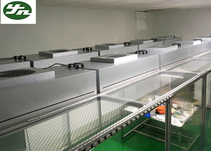 Electrical Safety Ss304 Class 1000 Clean Room Booth 170w FFU Power 1 ...