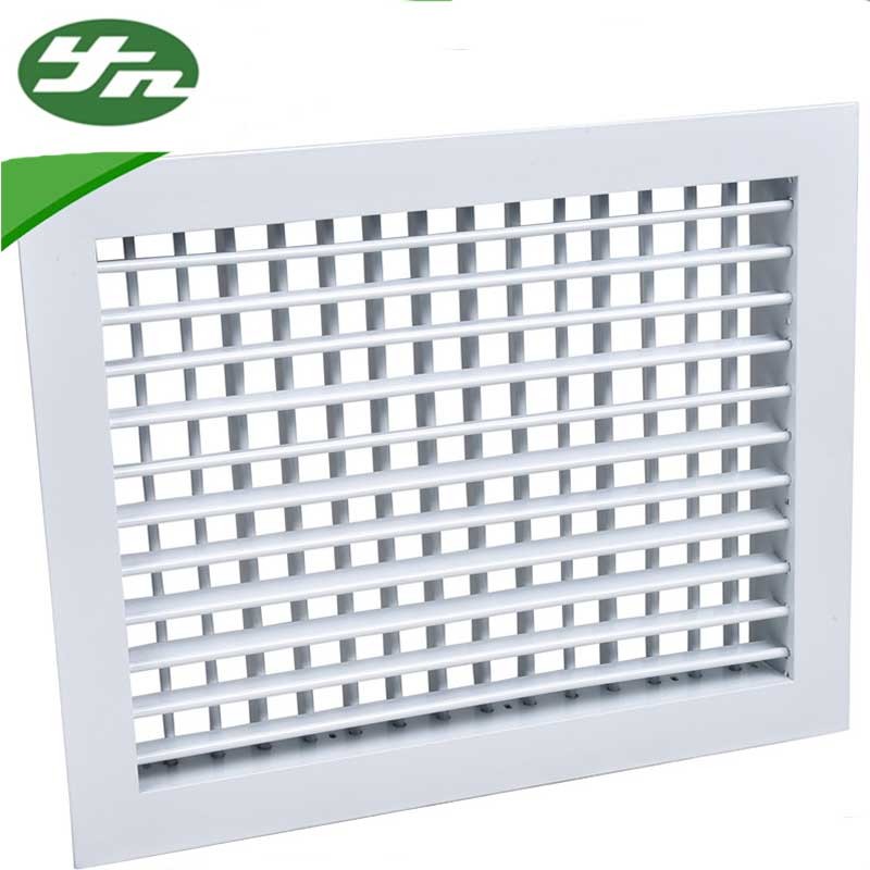 Architectural Metal Return Air Grille Double Deflection For Ventilation ...