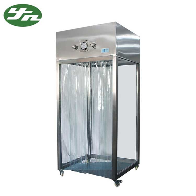 Toughened Glass Walls Laminar Air Flow System , Raw Material Sampling ...