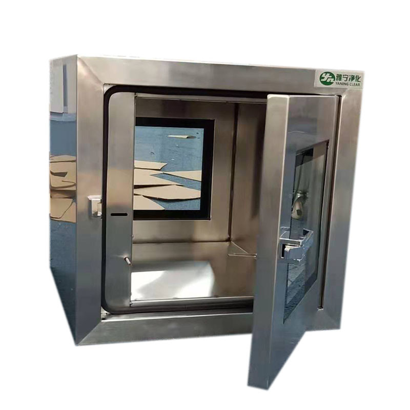 Clean Room Embedded Door Stainless Steel Pass Box