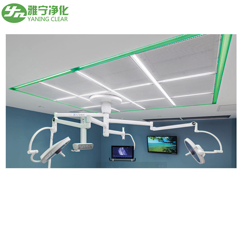 Clean Room HEPA Ceiling Mounted Suspended Laminar Air Flow Unit For OT ...
