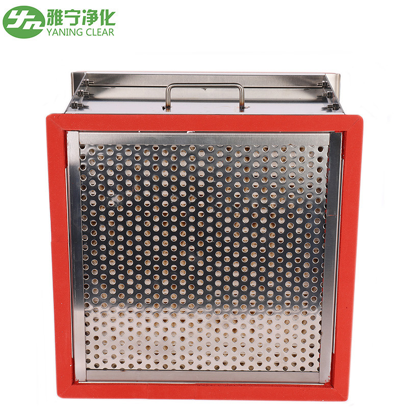 H14 ISO5 Fiberglass Clean Room Hepa Air Filters For Terminal Hood And ...