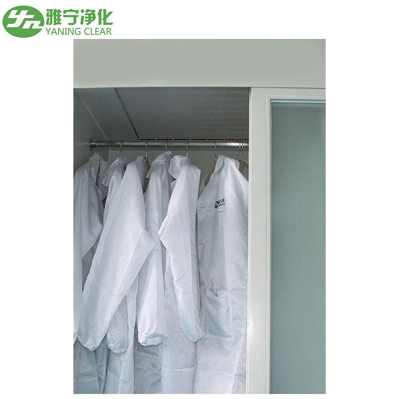 YANING Cleanroom Garment Wardrobe Dust Removal Laminar Flow HEPA Filter ...