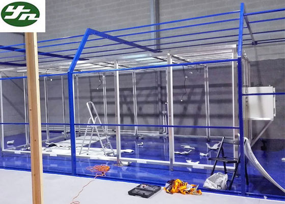 Customized ISO 5 Modular Vertical SS304 Frame Cleanrooms for Precision ...