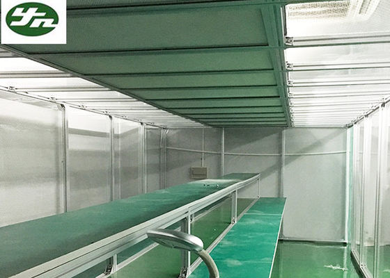 Electrical Safety Ss304 Class 1000 Clean Room Booth 170w FFU Power 1 ...
