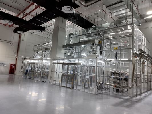 Gmp Modular Cleanroom Purification Sandwich Panels Door For Plant