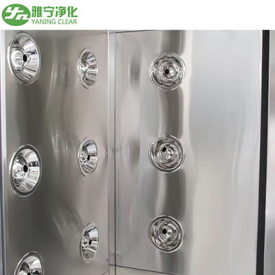 Stainless Steel 304 Cleanroom Air Shower Electronical Interlock Airlock ...