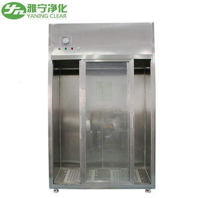 Low Noise Clean Room Garment Cabinet 304 SUS Laminar Flow Smock Stocker ...